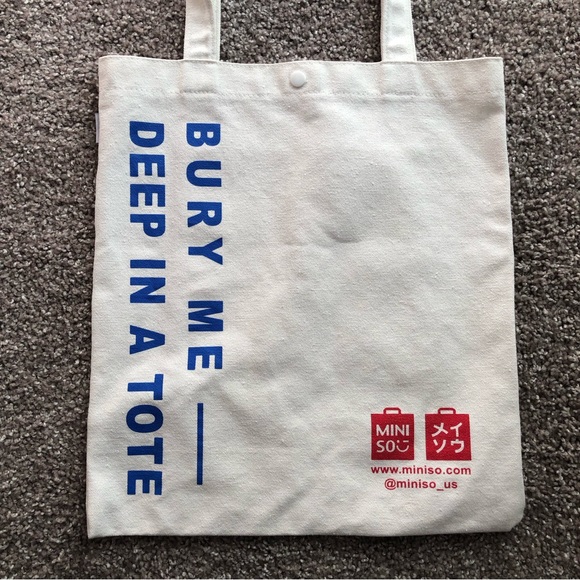 Miniso | Bags | Miniso Tote Bag | Poshmark